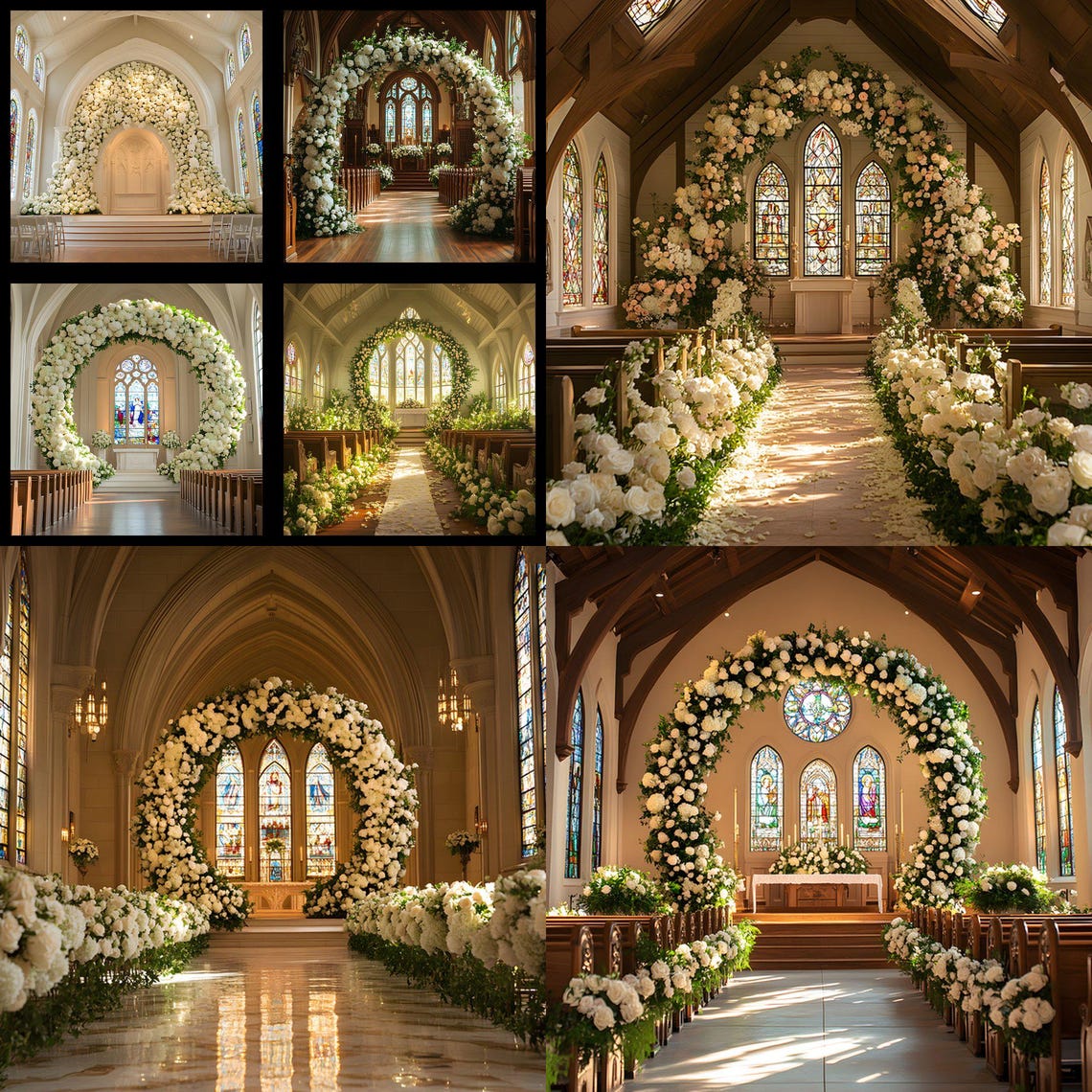 Chapel Photography Backdrop, Church Wedding Background, Religious ...