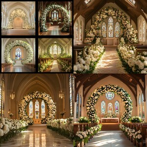 Chapel Photography Backdrop, Church Wedding Background, Religious ...