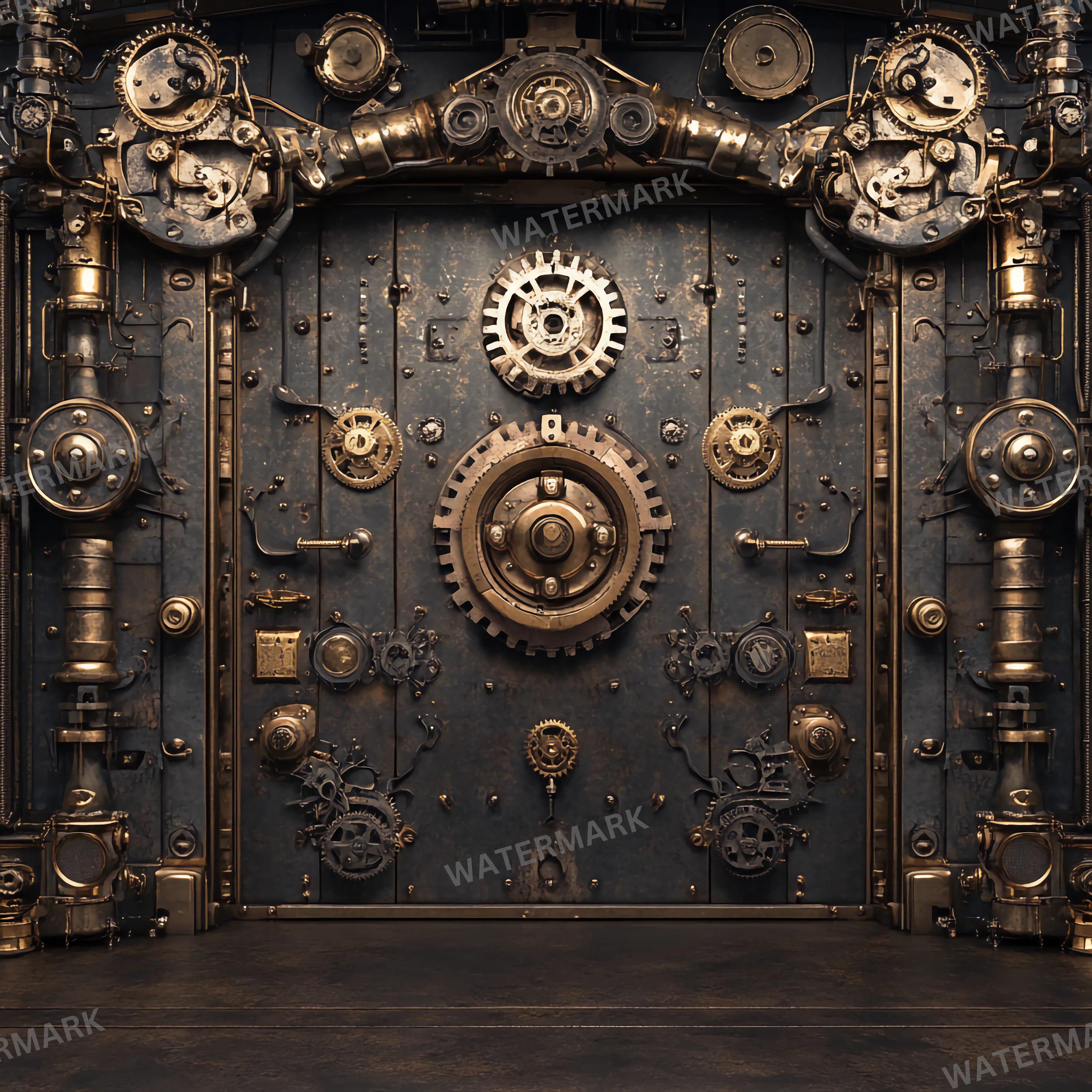 9 Steampunk Backdrops - Vintage Industrial Photography Backgrounds ...