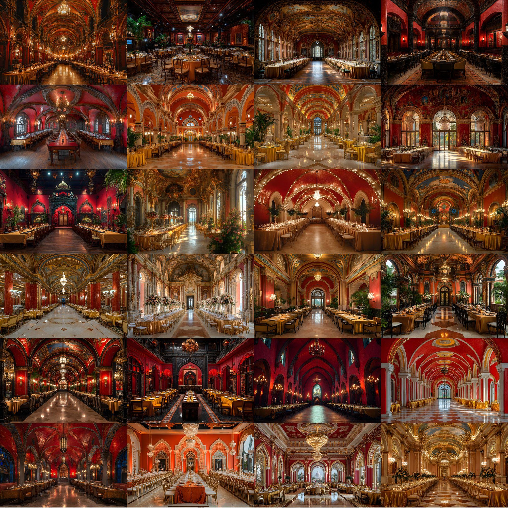 Ruby Banquet Hall Digital Backdrop Collection, Majestic Photography ...
