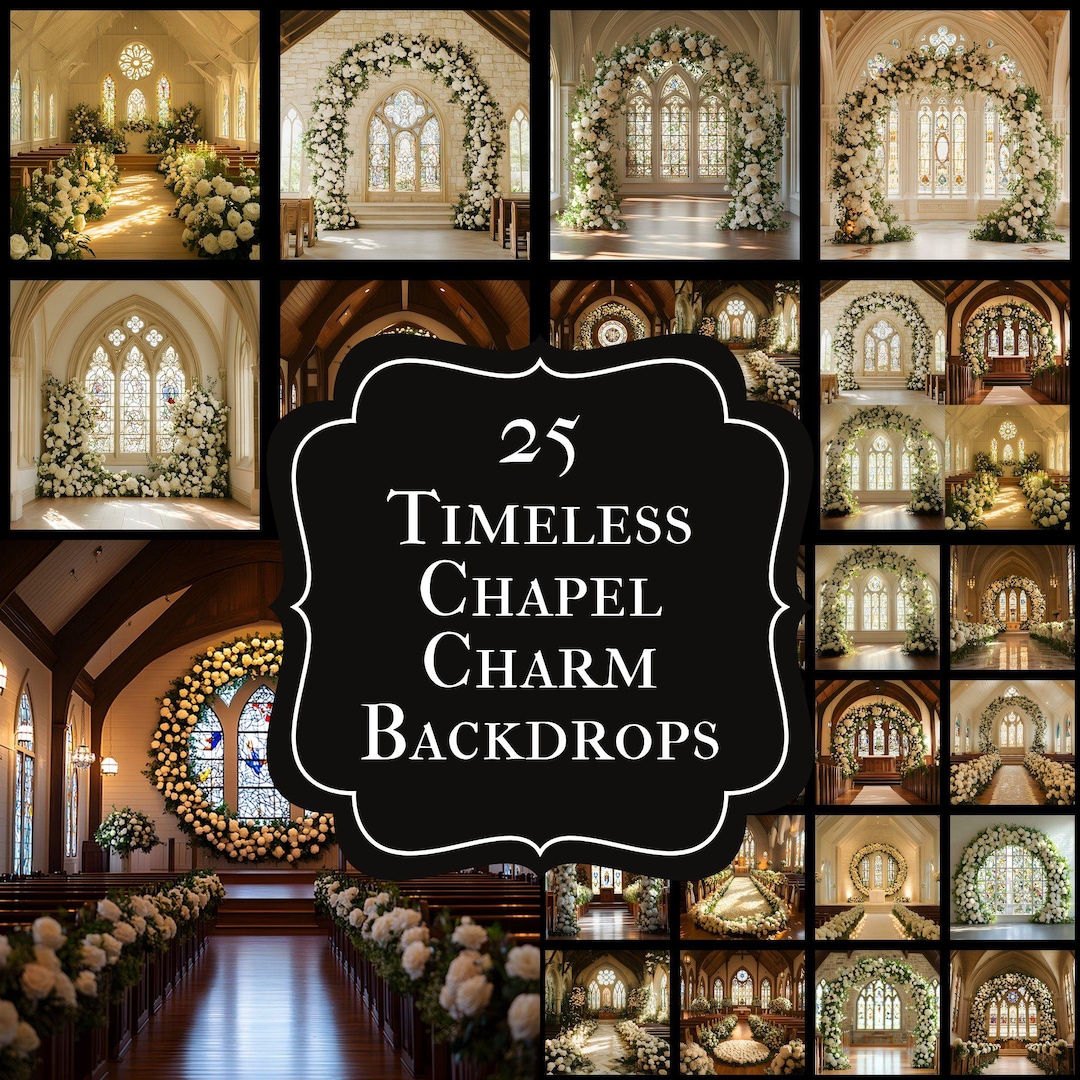 Chapel Photography Backdrop, Church Wedding Background, Religious ...