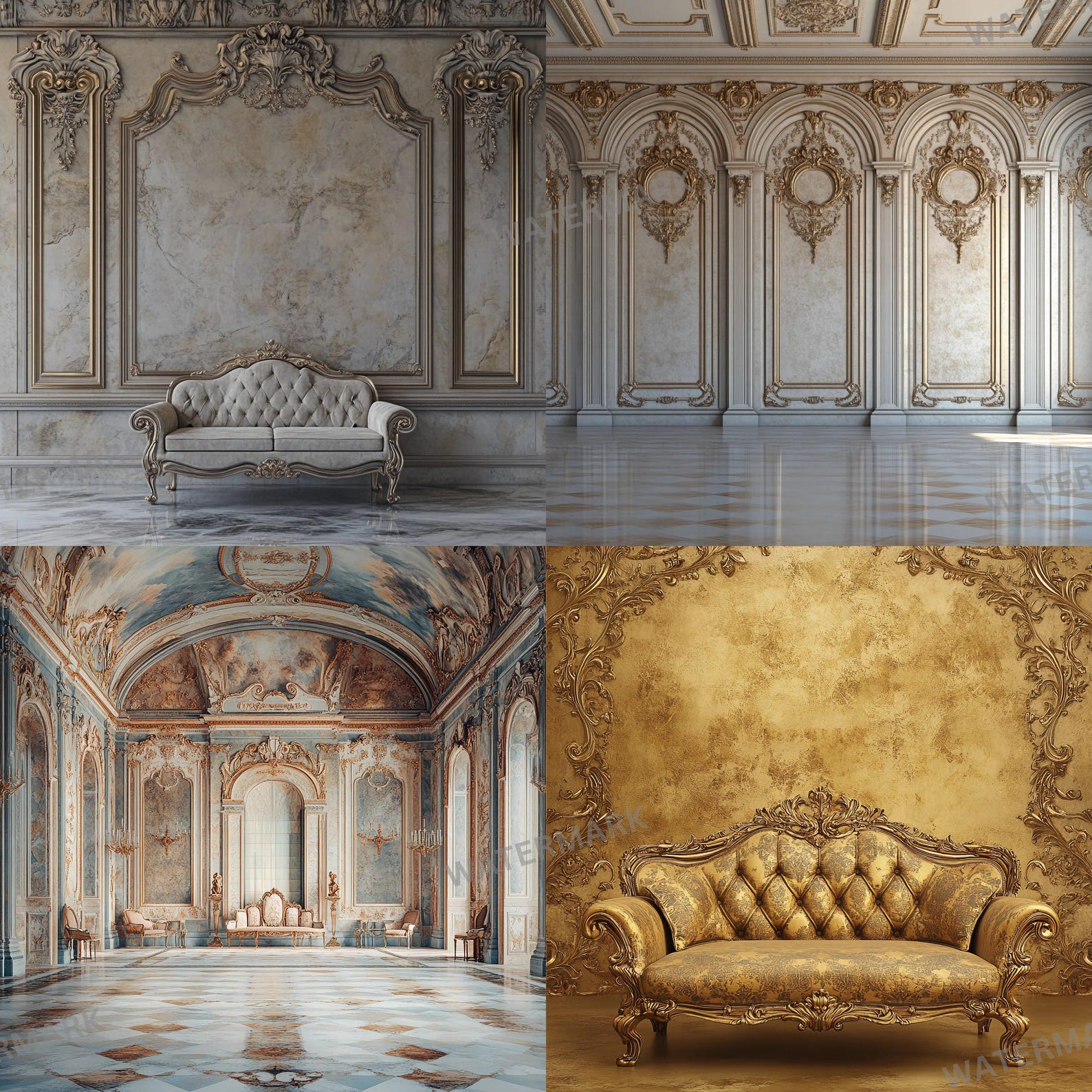 12 Regal Salon Backdrops | Dark Gold & Brown Textured Backgrounds With ...