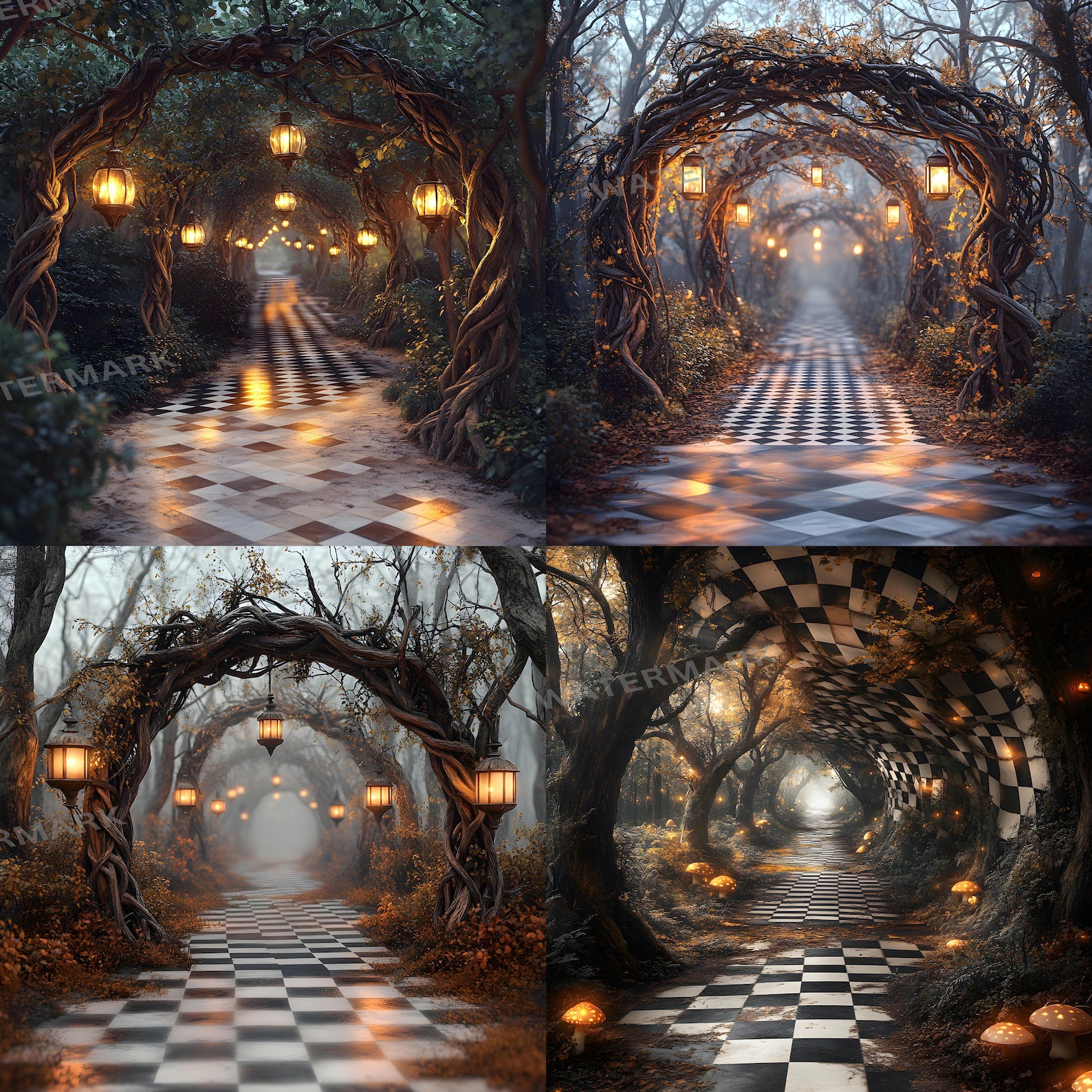 Alice in Wonderland Digital Backdrops | Fantasy Story Scenes (JPG) - Etsy