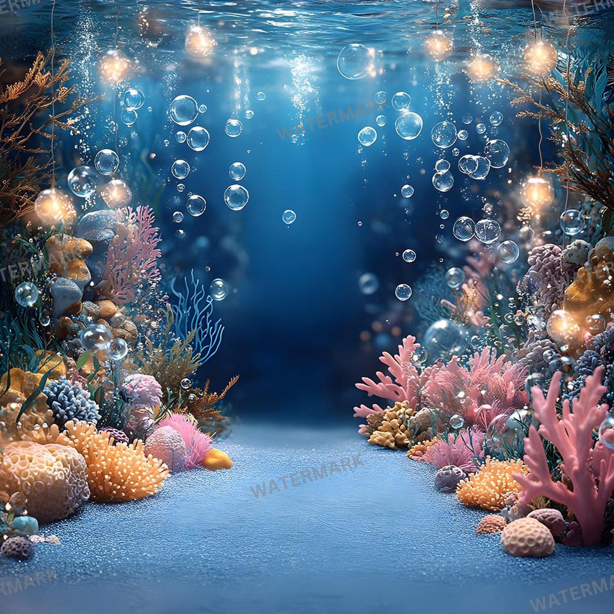 19 Underwater Mermaid Backdrops, Magical Ocean Scenes, Deep Sea ...