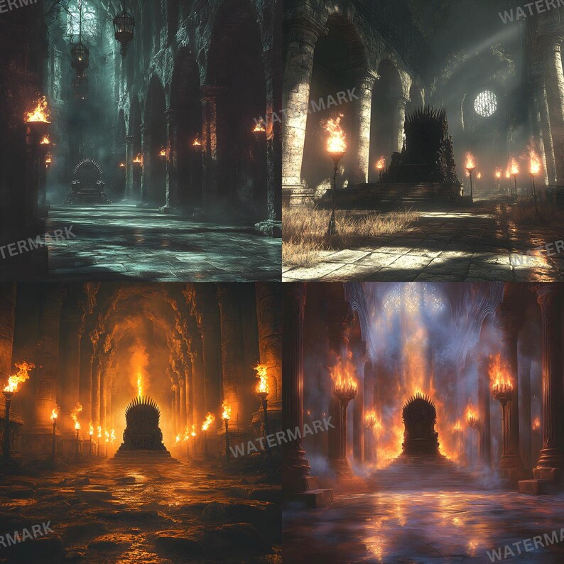 20 the Throne Backdrops Majestic Digital Backgrounds for Photography ...