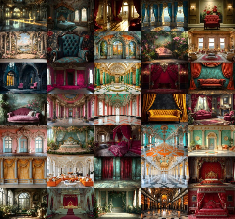 800 Regal and Luxury Room Backdrops | Royal Interiors, Palace Rooms ...