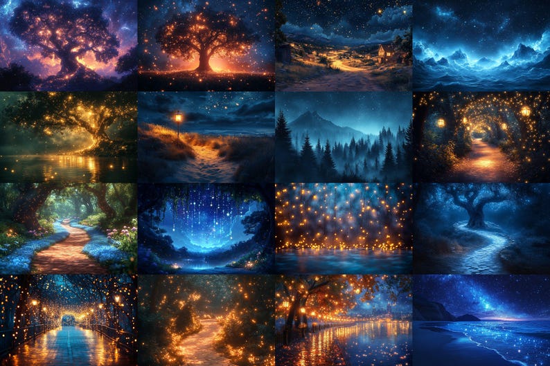 Starry Night Sky Backdrop: 350 Jpgs for Space Photo Editing, Celestial ...