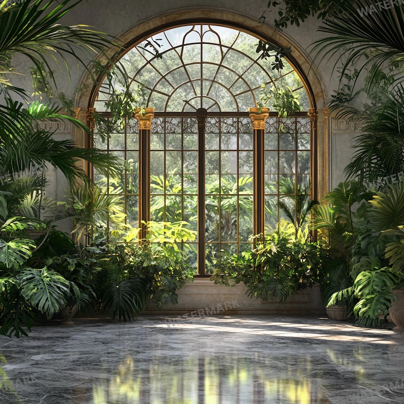 7 Victorian Conservatory Backdrops | Vintage Greenhouse Backgrounds ...