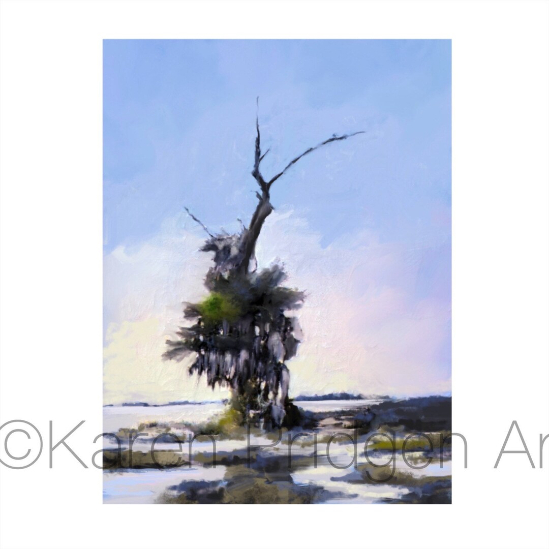 ACEO ATC Signed Art Print dram Tree Art Card Artist - Etsy