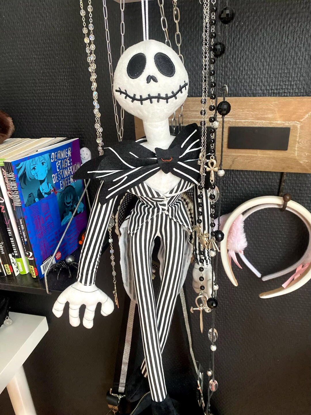 The Nightmare Before Christmas Jack Skellington Plush Doll: Skeleton ...