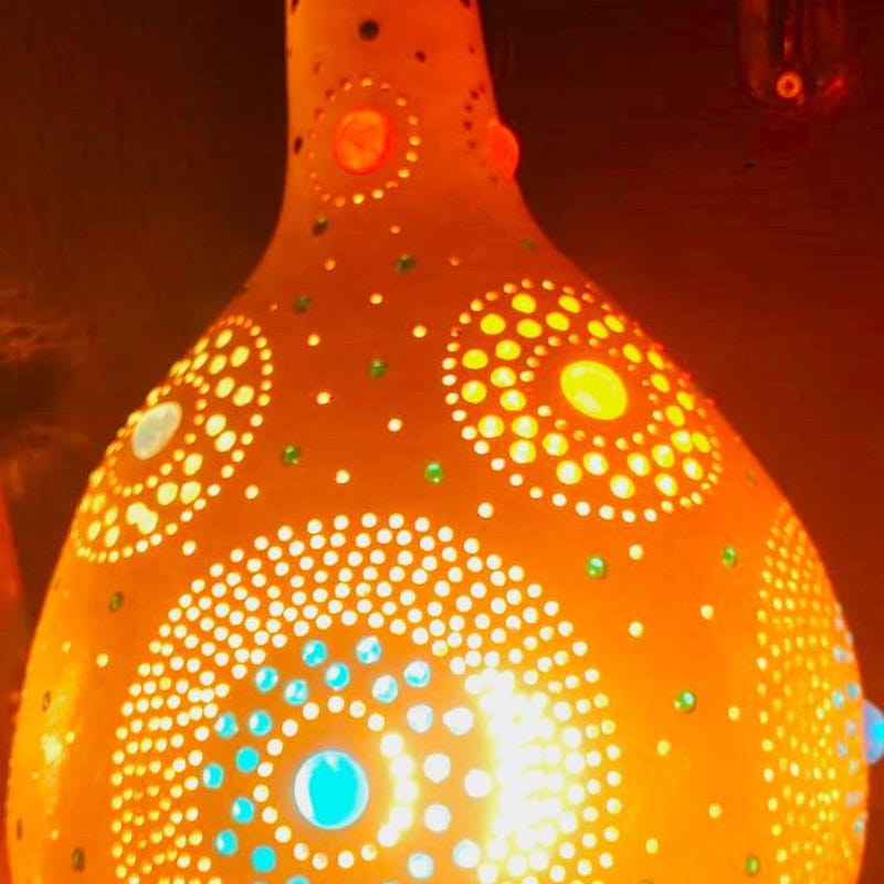 Calabash Lamp - Etsy