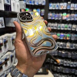 Hologram Snake Pattern Phone Case - Etsy