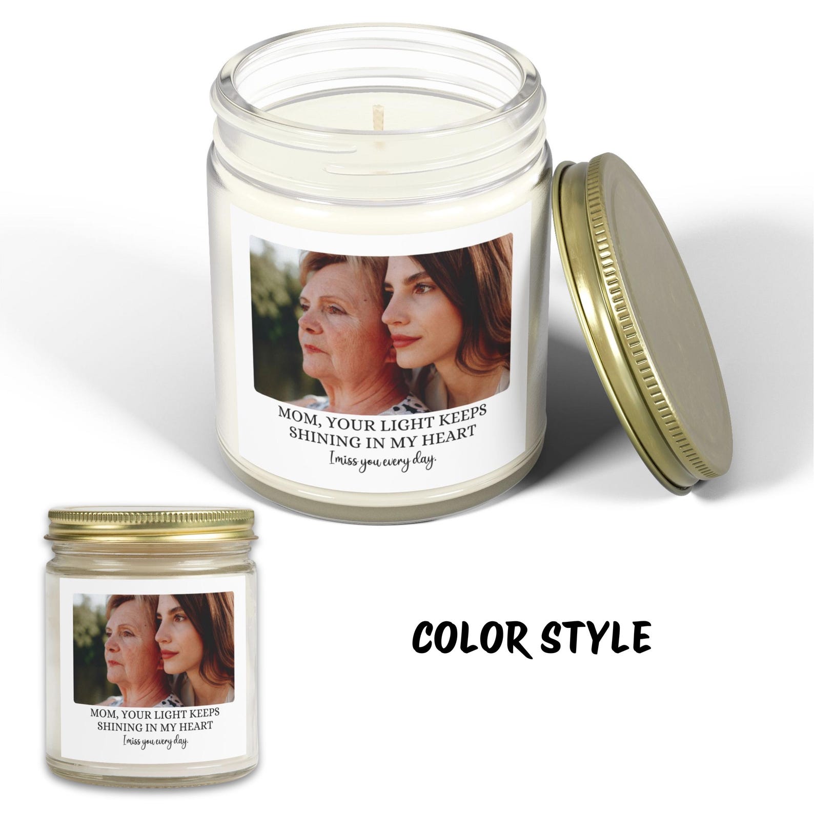 Custom Memorial Candle, Personalized Condolence Gift, Sympathy ...