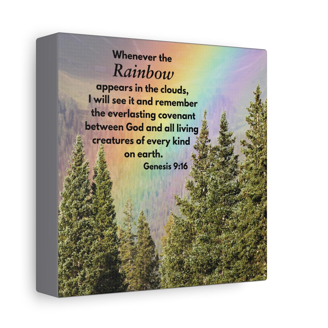 Whenever the Rainbow Appears, Rainbow Sign From God, Genesis 9:16 ...