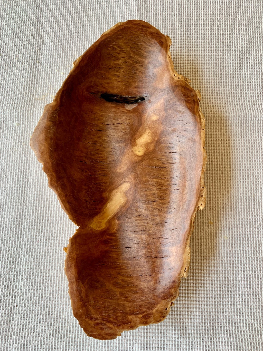 Coolabah Burl Carved Shallow Bowl Dish - Etsy
