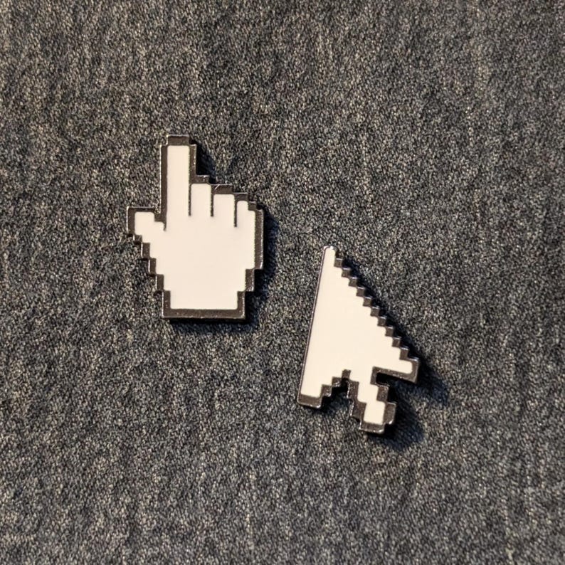 Mouse Cursor Enamel Pin Gift Set - Etsy