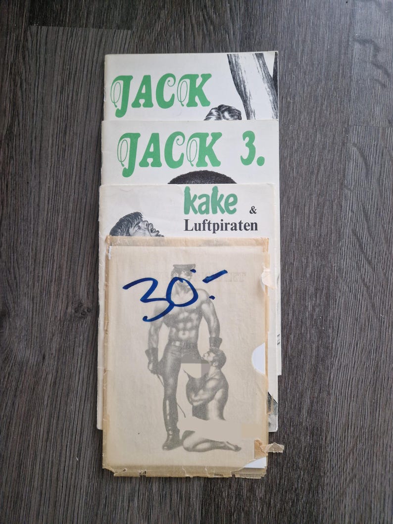 Tom of Finland 'slave Market' Set of 8 Cards 1980's + 1 Kake + 2 Jack ...