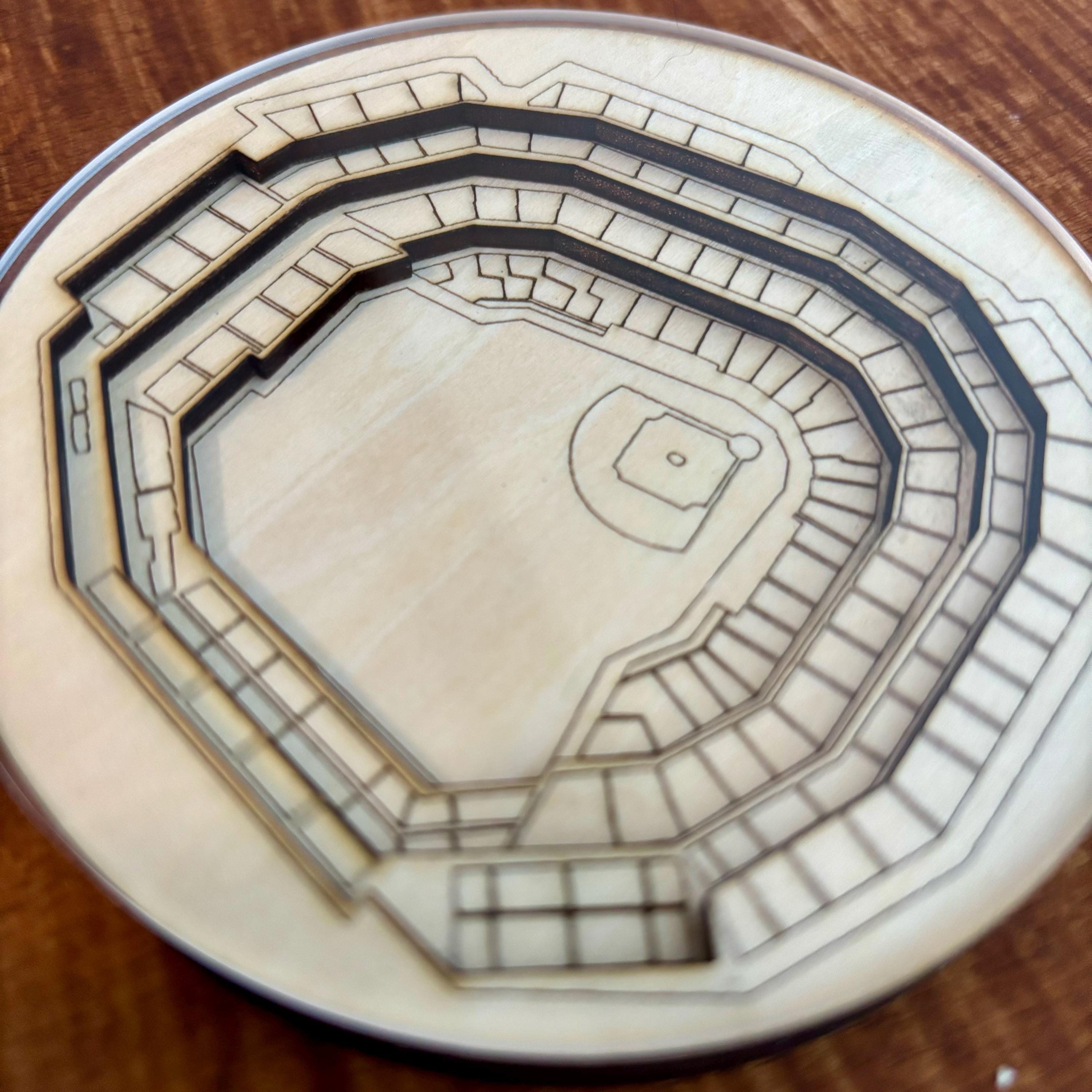 Custom Laser Cut Stadium Coasters - Etsy