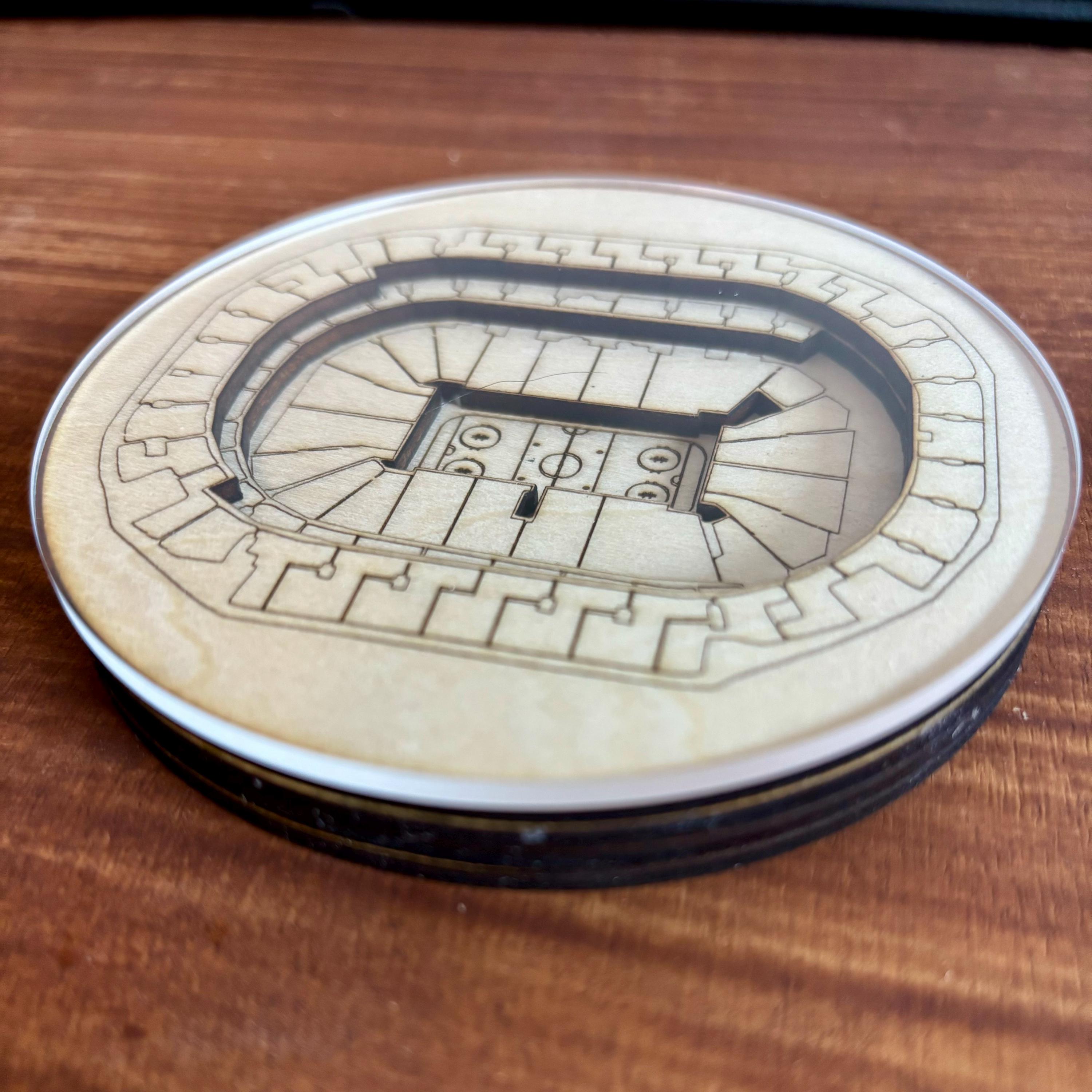 Custom Laser Cut Stadium Coasters - Etsy