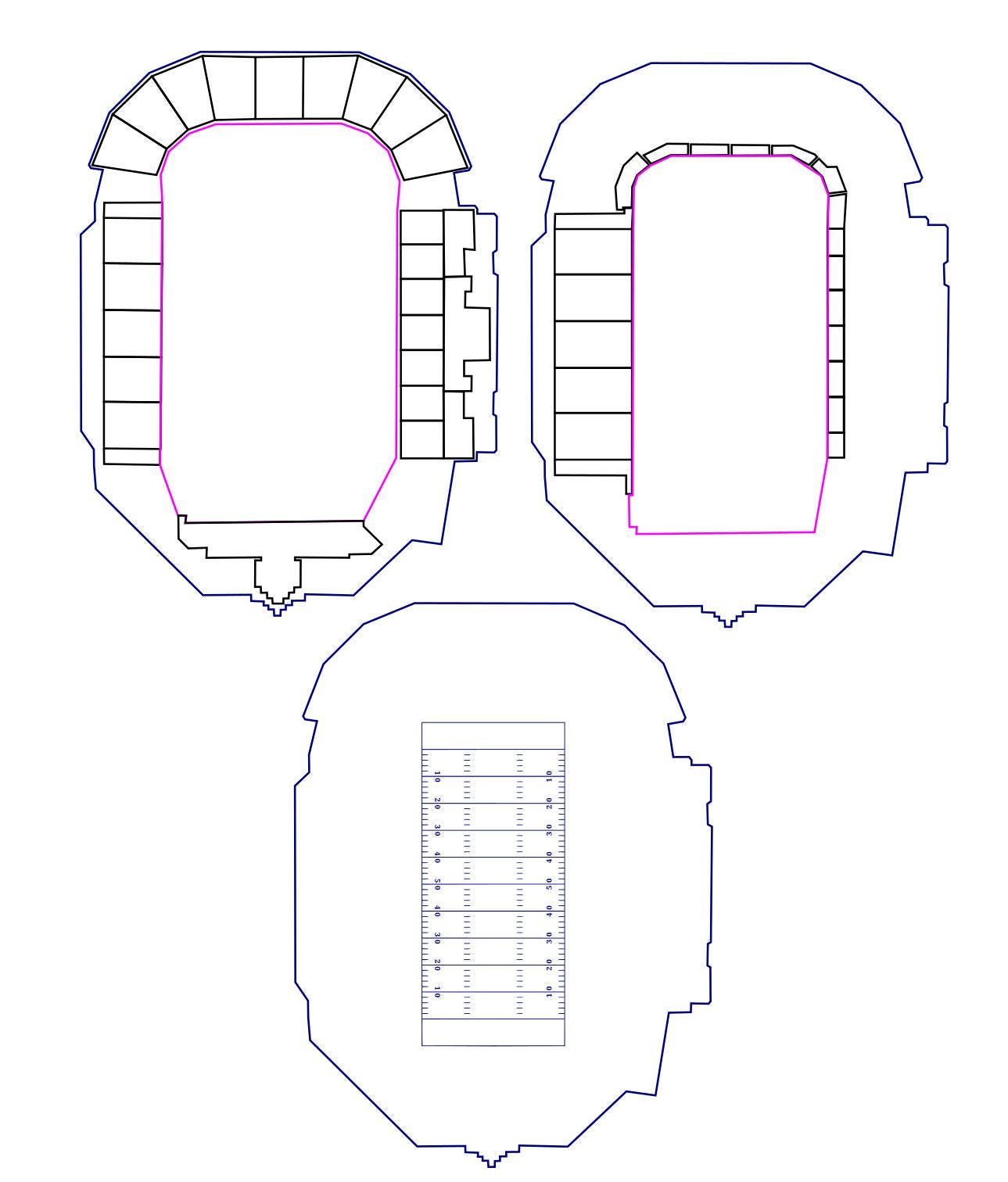 Stadium SVG File for Laser Engraving - Etsy