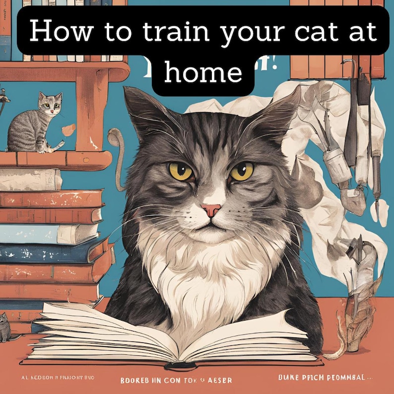 How to Train Your Cat,learn to Train Your Cat Step by Step - Etsy