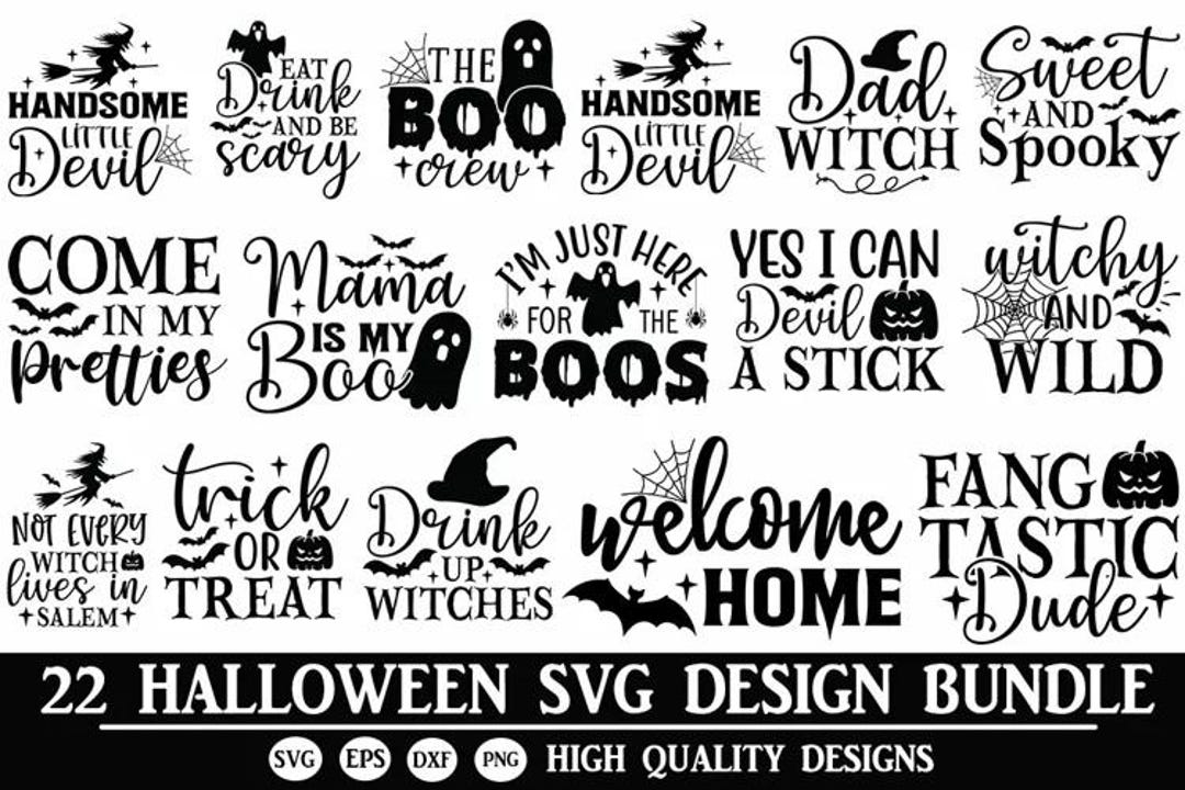 Halloween SVG Bundle - Etsy