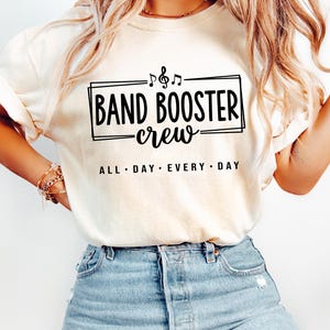 Band Booster Crew Shirt: School Spirit Graphic Tee - Etsy