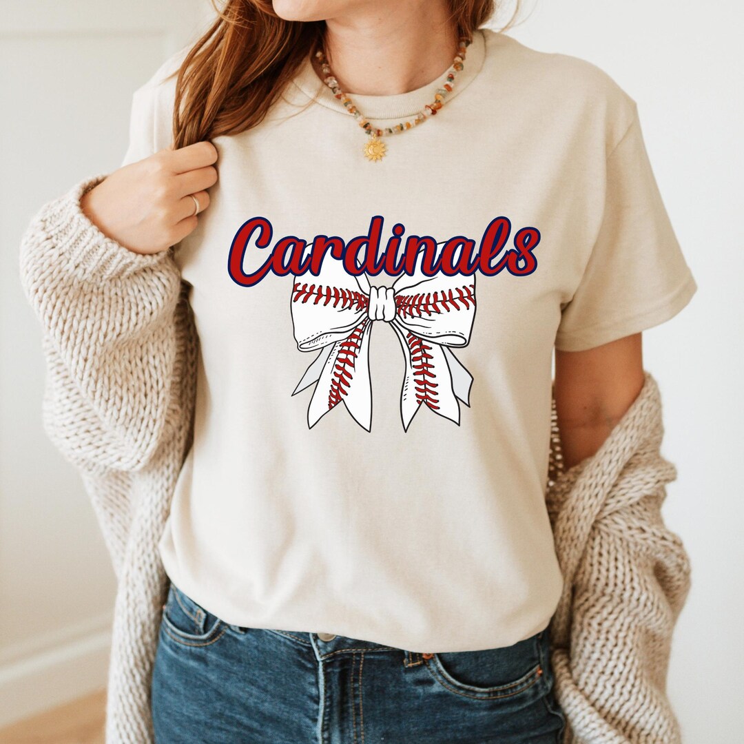 Cardinals Baseball Coquette Sweatshirt, Cardinal Baseball Shirt ...