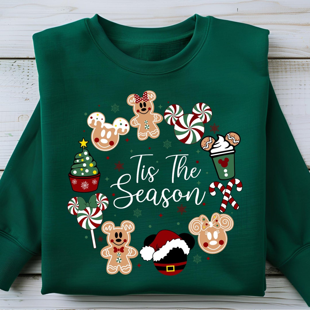 Cute Disney Tis the Season Shirt, Disney Christmas Cookies Shirt ...