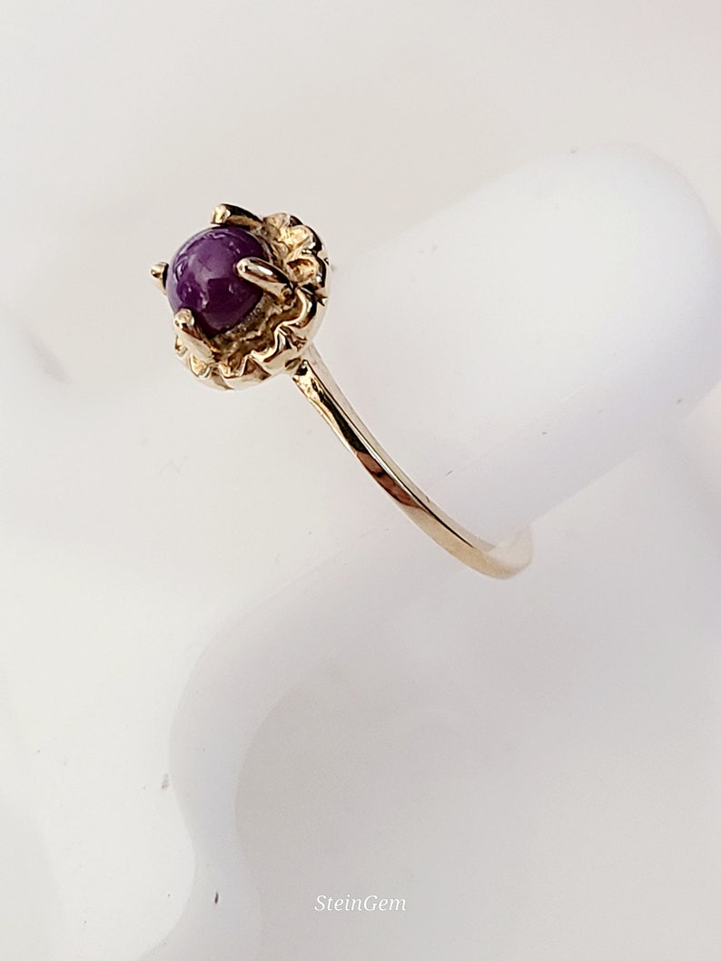 Linde Star Sapphire Ring - Etsy