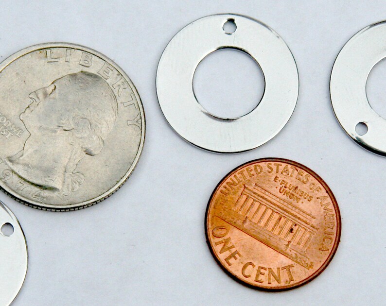 Stainless Steel Stamping Blank Tag, Washer, 20mm Round. Engraving, Hand ...