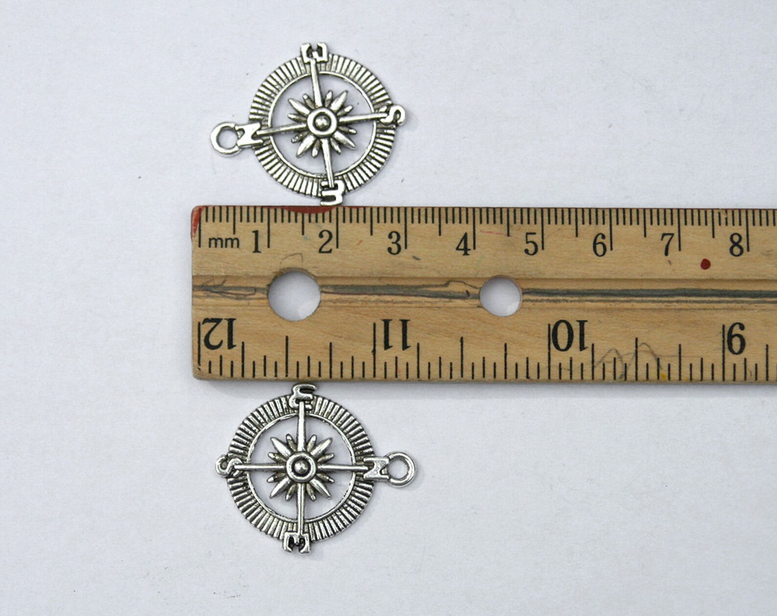 COMPASS ROSE Charms for Pendants Bangles QTY 10. Antiqued - Etsy