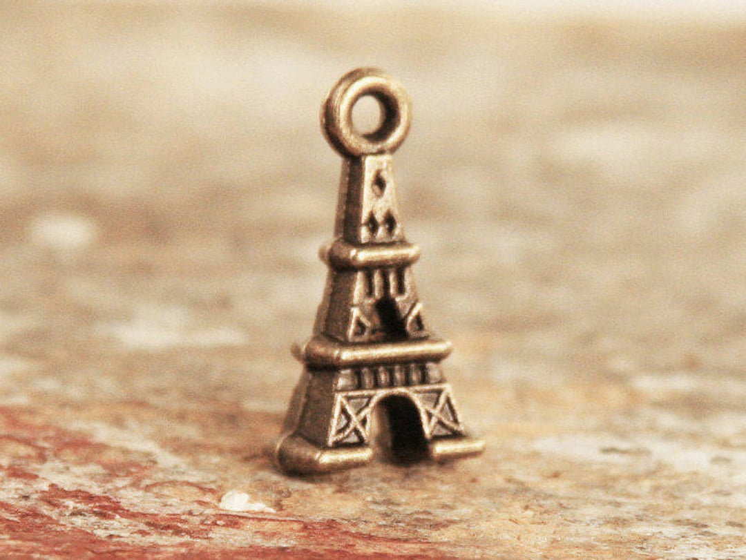 Eiffel Tower Charm. Small. QTY 4+. Antique Bronze Plated. for Bangles ...