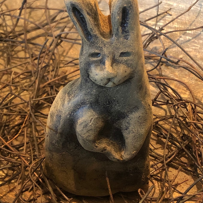 Primitive Bunny - Etsy
