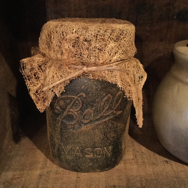Primitive Mason Jars - Etsy