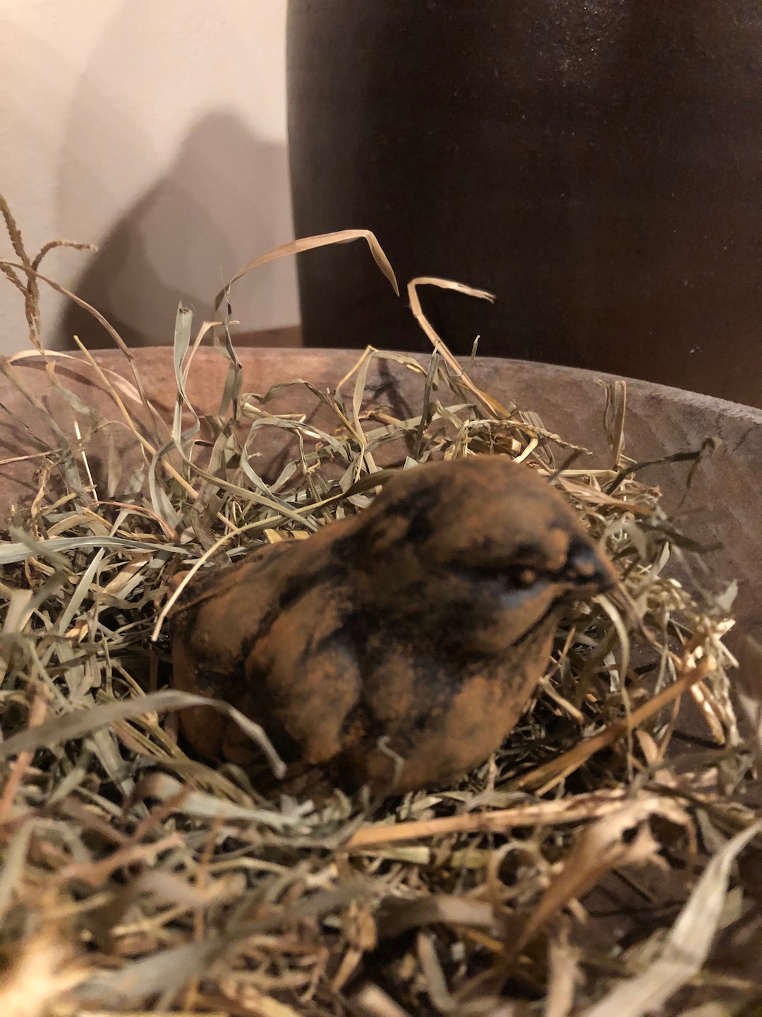 Blackened Beeswax Chick Bowl Filler #010~spring~primitive~easter~ornie ...