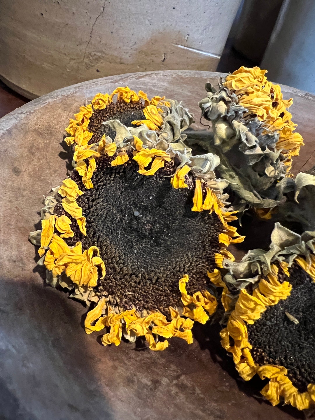 Dried Sunflower Heads~primitive~summer~fall~bowl Fillers~dried Florals ...
