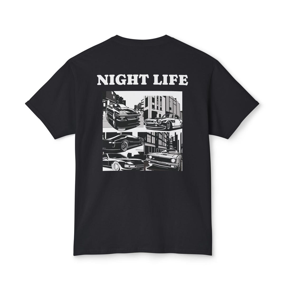 Night Life JDM Car T-shirt, Street Racing Tee, Urban Style Shirt ...