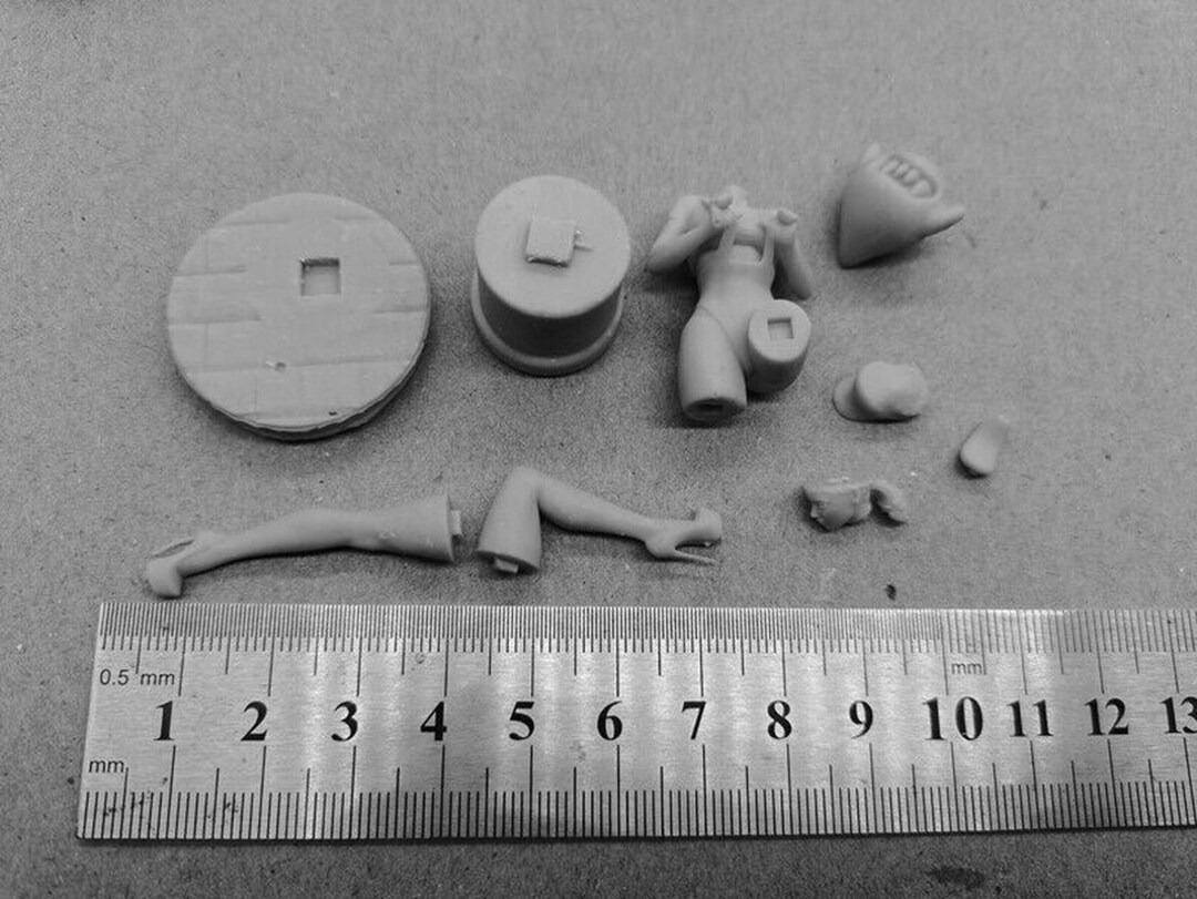 1/24 Scale Resin Model Kit Game Character Figure Unpainted Unassembled ...