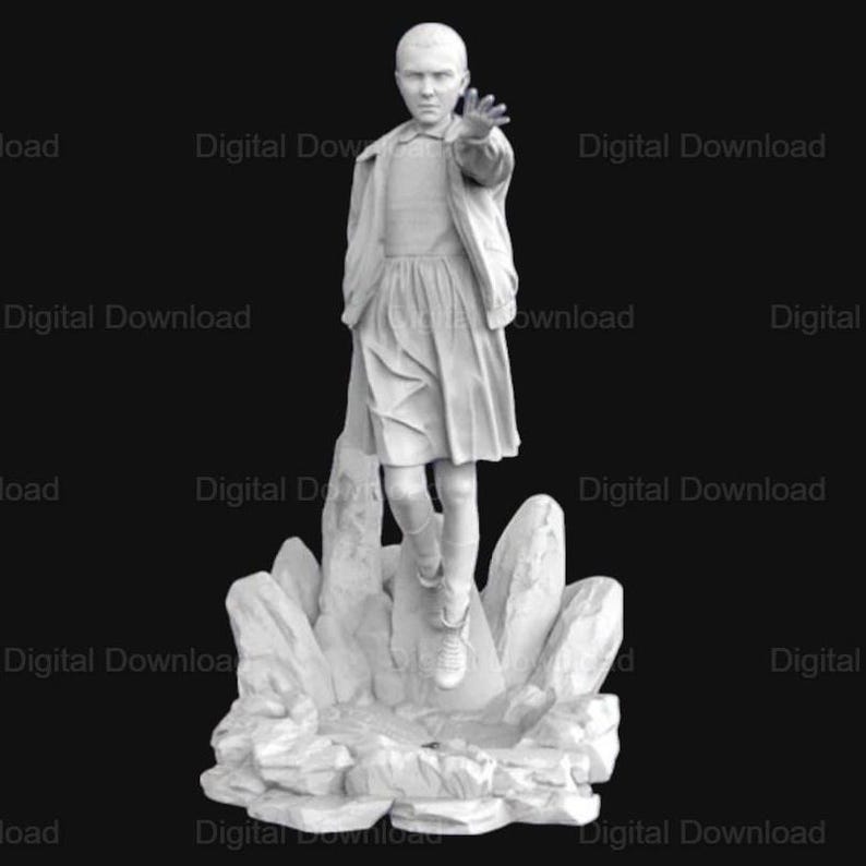 Stranger Things STL, Eleven STL, Eleven 3D Model, Eleven Figure - Etsy