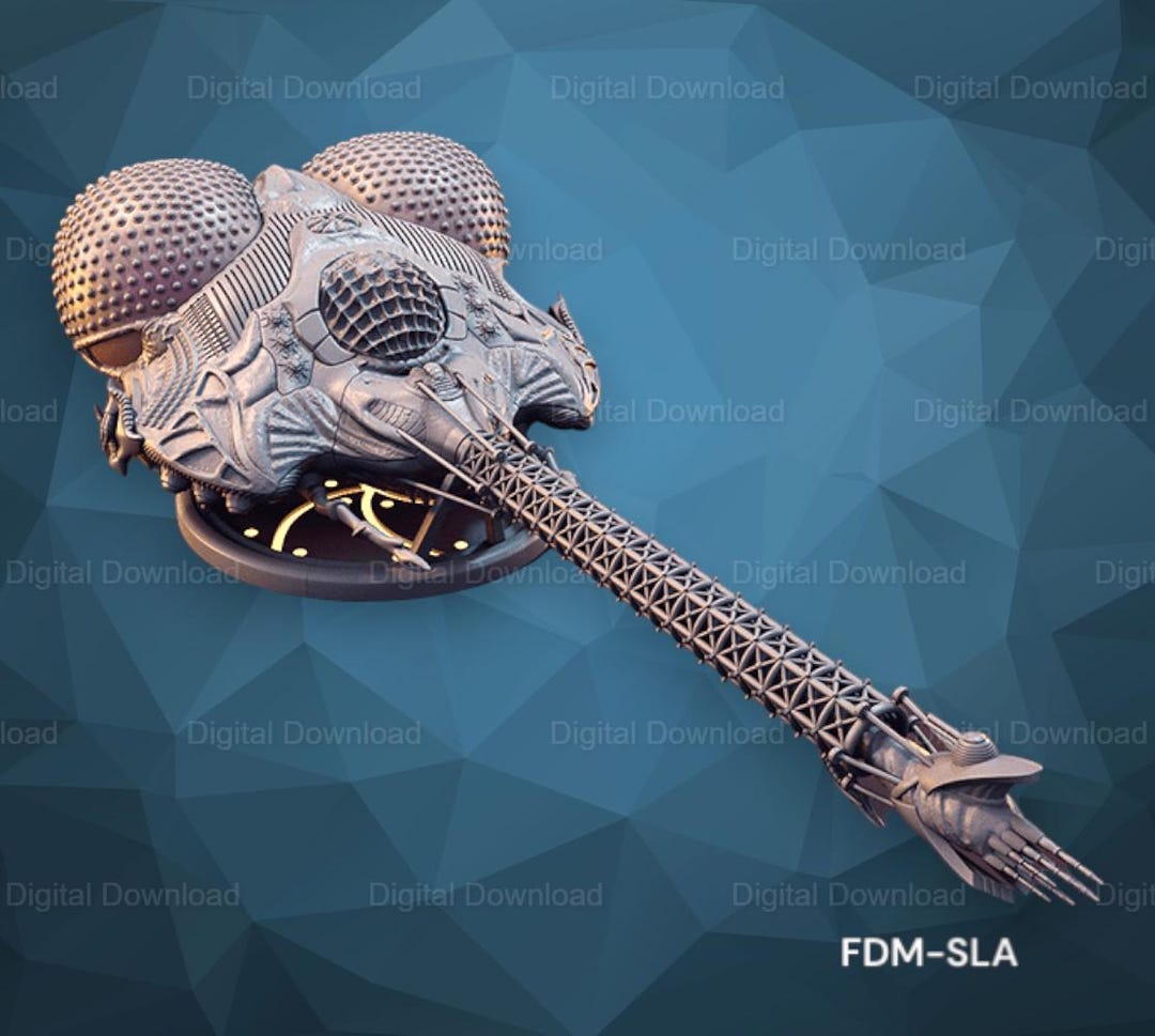 Lexx Ship STL, Lexx Ship 3D Model Print Files, Lexx Ship Miniature1 - Etsy