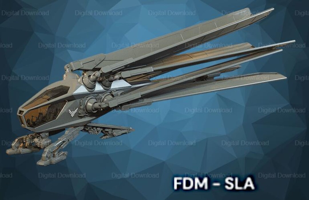 Dune Ornithopter STL, Ornithopter 3D Model Print Files, Ornithopter ...