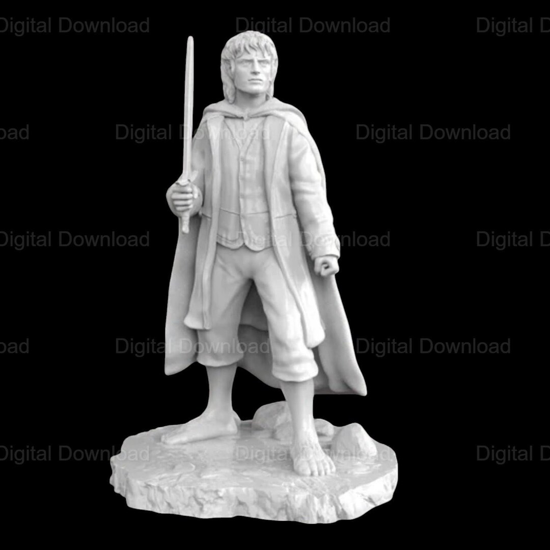Frodo STL, Frodo 3D Model Print Files, Frodo Figure - Etsy