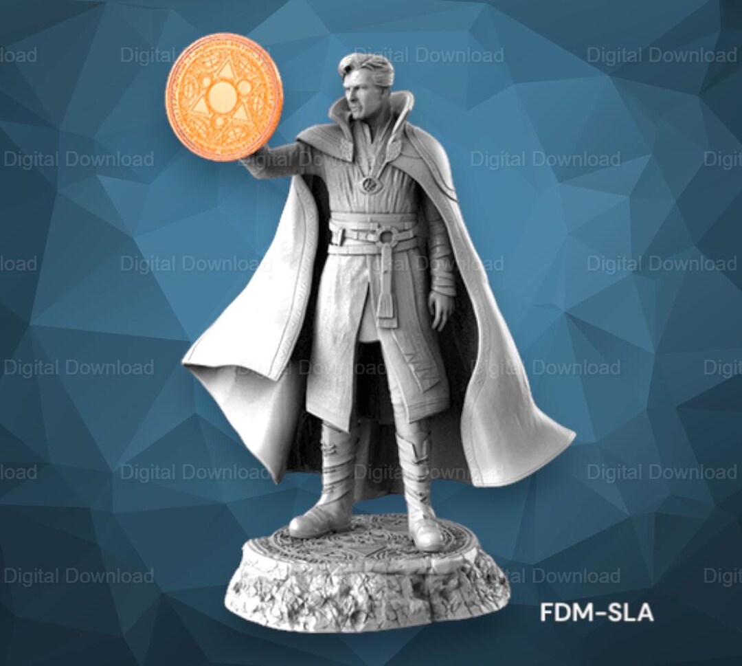 Dr Strange STL, Dr Strange 3D Model Print Files, Dr Strange Miniature1 ...