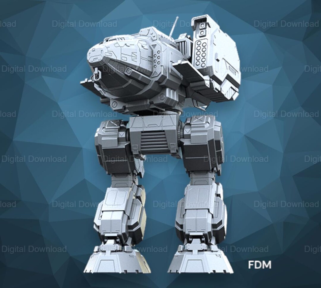 Mech Warrior Online STL, Stalker STL, Stalker 3D Model Print Files ...