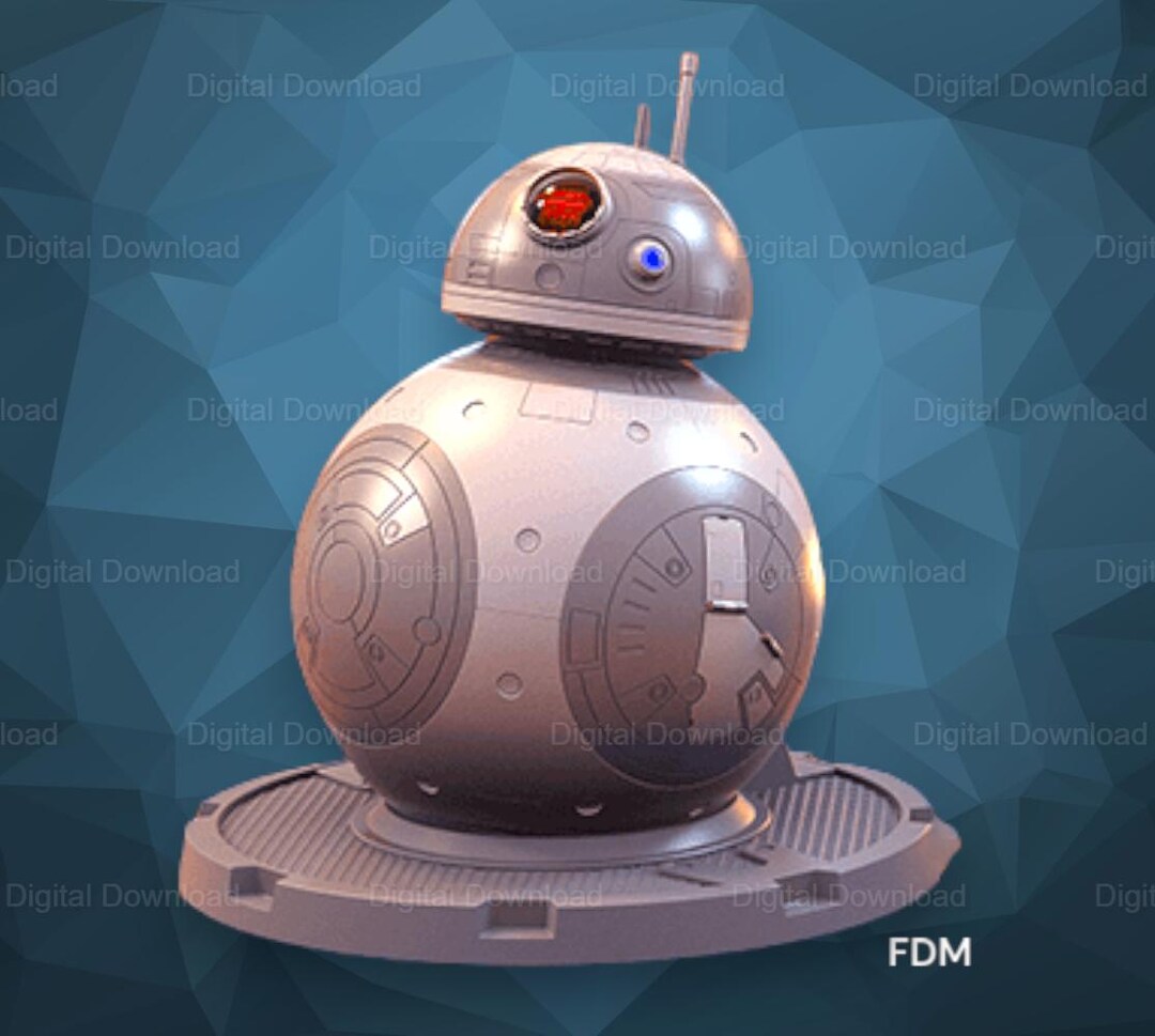 BB-8 STL, BB-8 3D Model Print Files, BB8 Miniature1 - Etsy