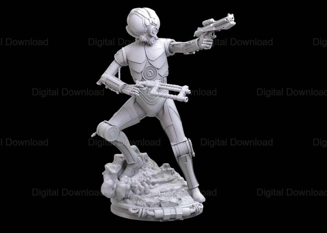 Star Wars STL, Lom STL, Lom 3D Model Print Files, Lom Figure - Etsy UK