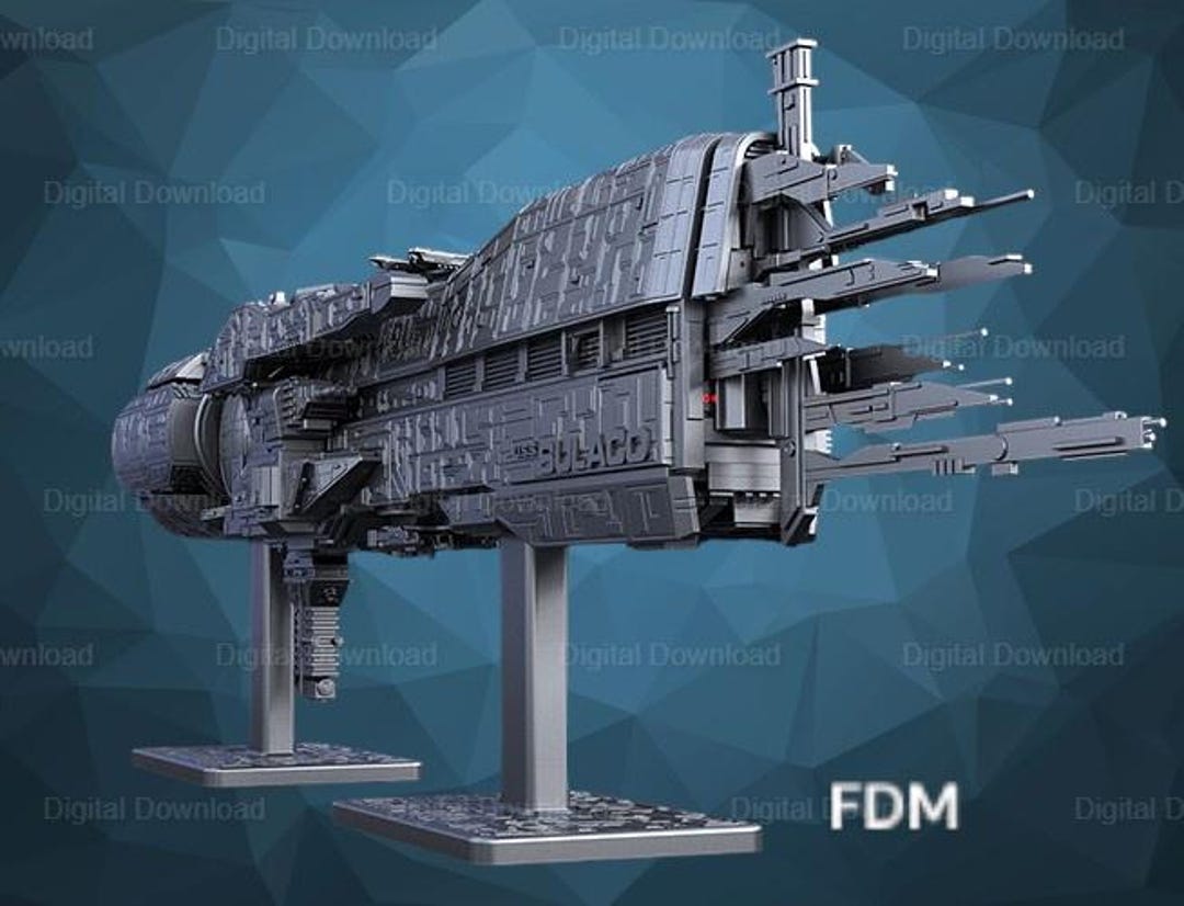 USS Sulaco STL, USS Sulaco 3D Model Print Files, Uss Sulaco Miniature1 ...