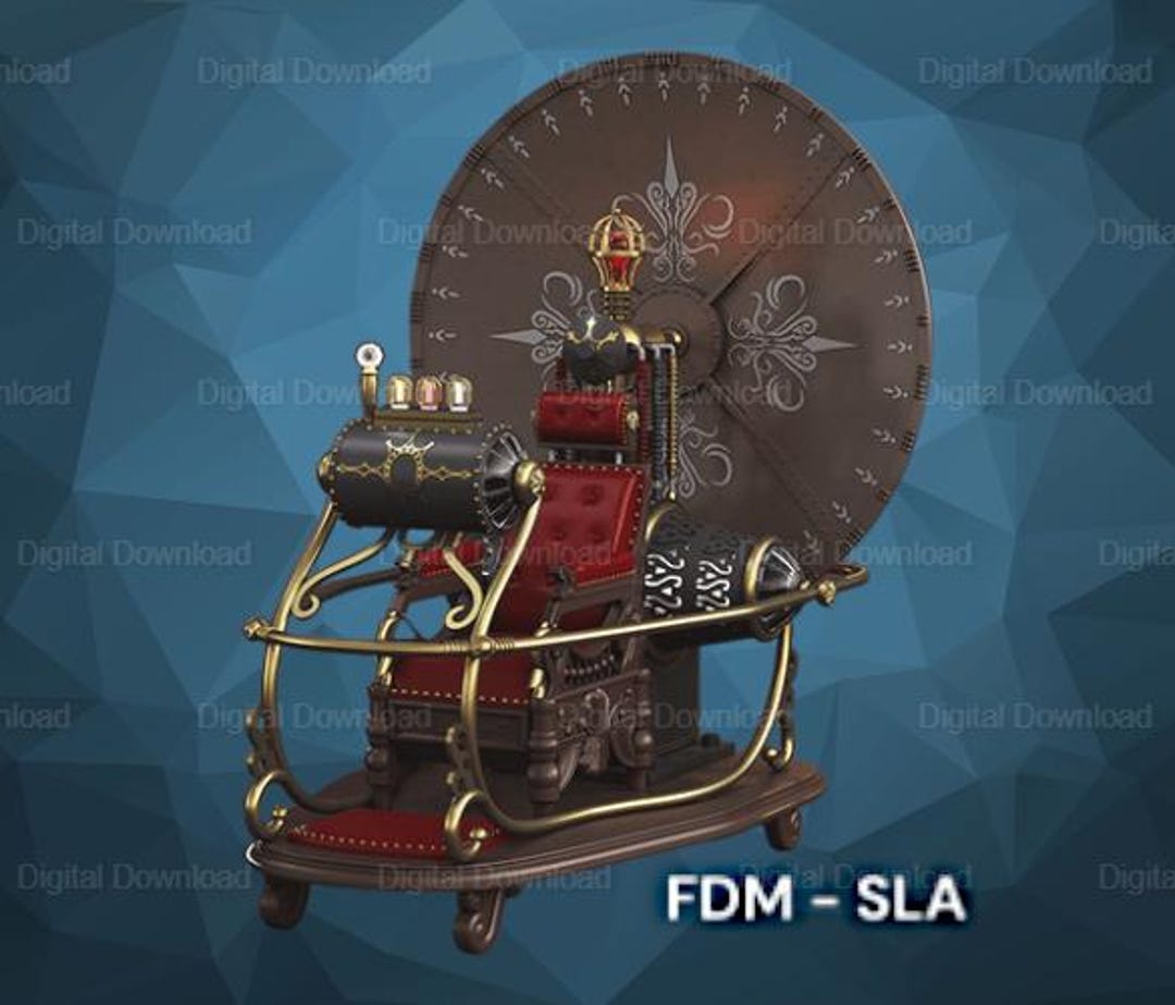 Time Machine STL, Time Machine 3D Model Print Files, Time Machine ...