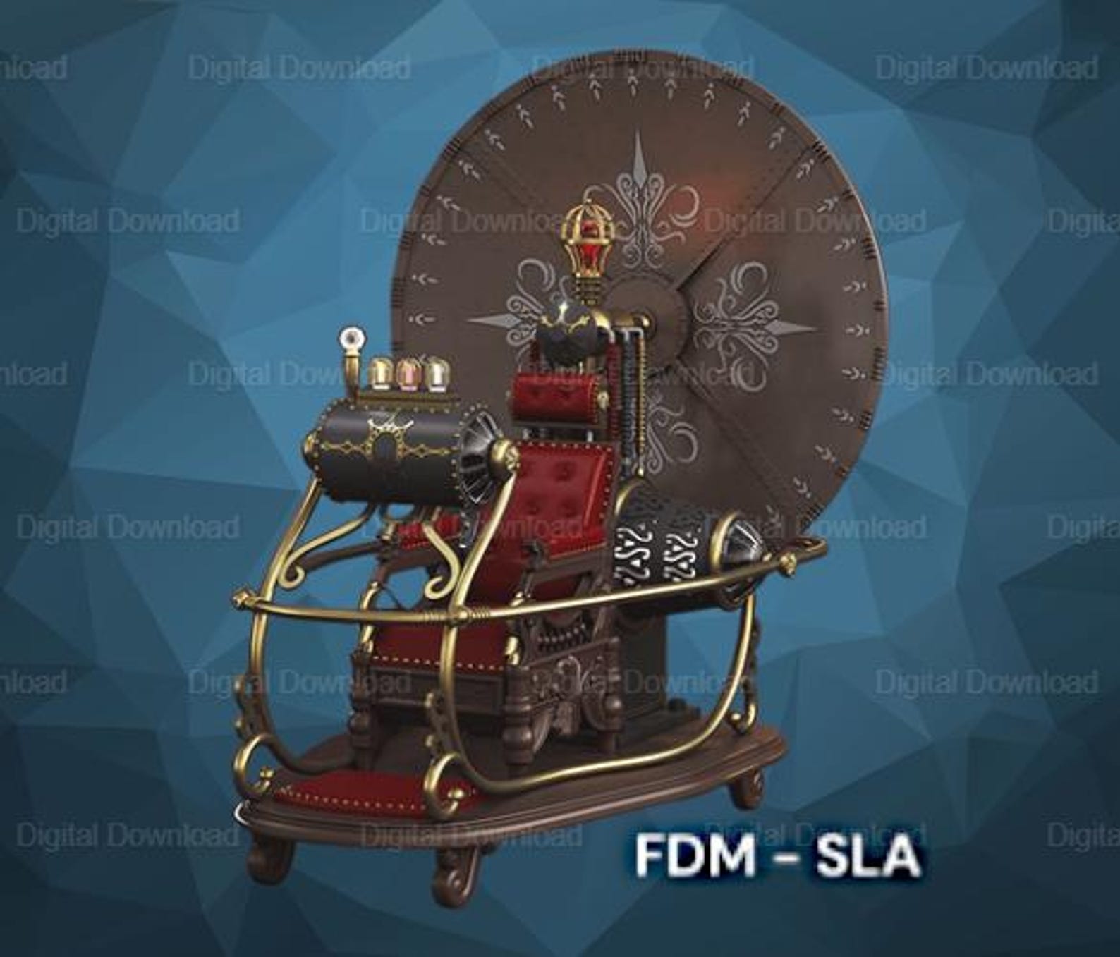 Time Machine STL, Time Machine 3D Model Print Files, Time Machine ...